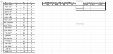 Microsoft Excel Creating A List With Multiple Matching Criteria