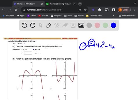 solved a polynomial function is given by p x 9a describe the end