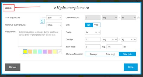 How Do I Discontinue Or Delete A Prescribed Medication Or Parameter
