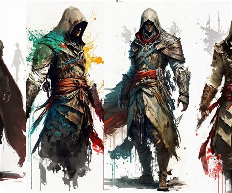 Artstation The Ultimate Assassins Reference Pack 200 Jpeg Files