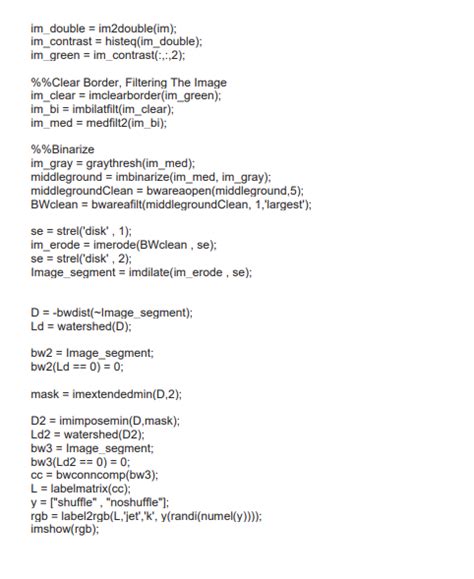 Matlab Program Input Image My Output But I Want An Chegg