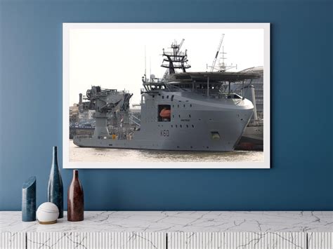 Rfa Proteus K60 Ship Photo Print Military Royal Fleet Auxiliary Wall