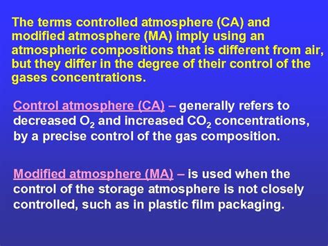 Controlled Atmosphere And Modified Atmosphere Storage Dr Ron