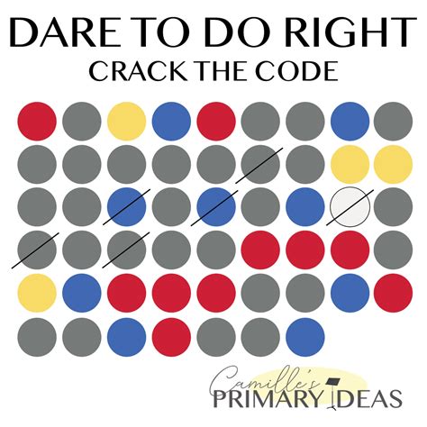 Dare To Do Right Crack The Code Camille S Primary Ideas