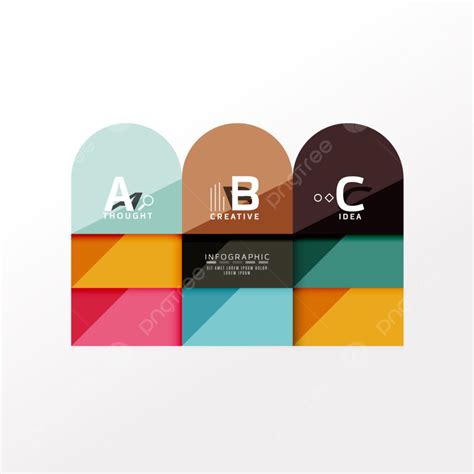 Number Banner Clipart Vector Infographic Option Banner Number Website