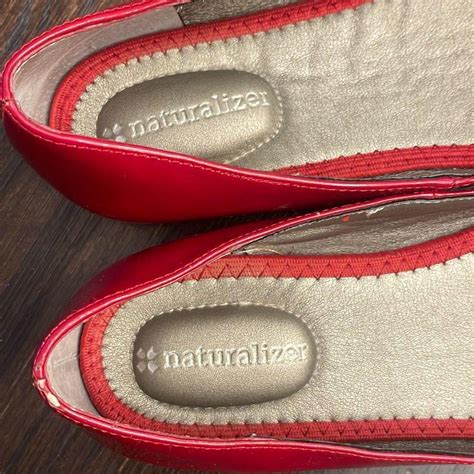 Naturalizer Womens Vegan Patent Leather Bow Cutout Depop