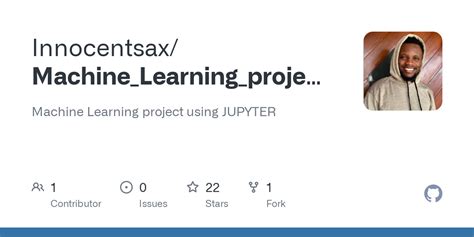 github innocentsax machine learning project with python machine