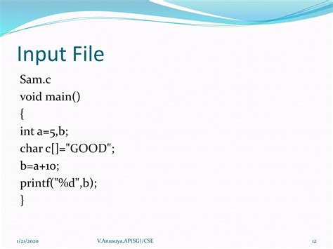 Lexical Analyzer Generator Lex Ppt