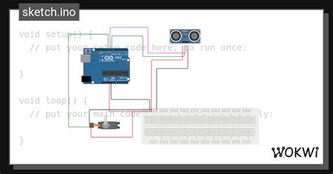 Tempat Sampah Wokwi Esp32 Stm32 Arduino Simulator