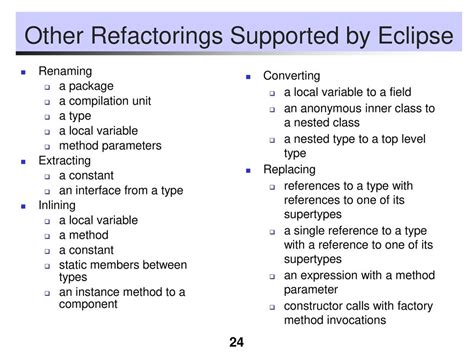 module road map refactoring why refactoring examples ppt download
