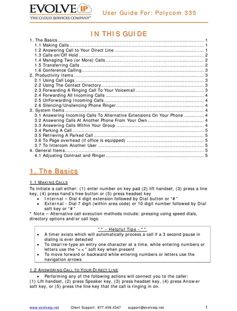 Polycom 335 User Manual Pdf Download Manualslib