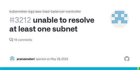 Unable To Resolve At Least One Subnet · Issue 3212 · Kubernetes Sigsaws Load Balancer
