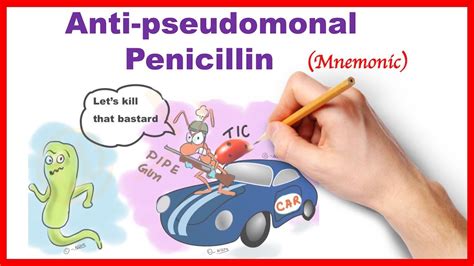 Anti Pseudomonal Penicillin Mnemonic Series 24 Youtube Anti Pseudomonal Penicillin Mnemonic Series 24 Youtube