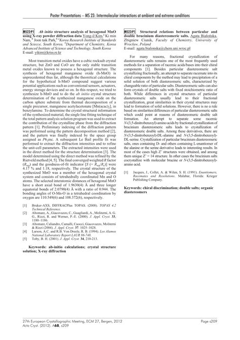 Pdf Ab Initio Structure Analysis Of Hexagonal Mno Using X Ray Powder