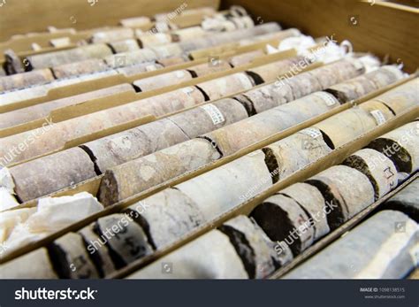 Rock Core Samples At The Geological Survey Of Northern Ireland Samples Core Rock Geological