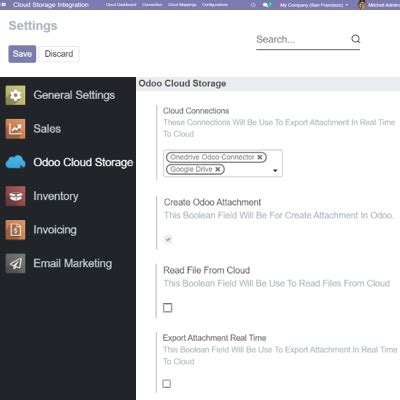 Odoo Cloud Storage WebKul