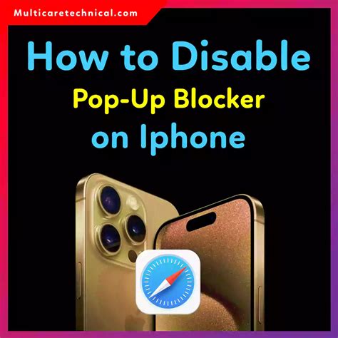 How To Disable Pop Up Blocker On Iphone Safari And Chrome All Models