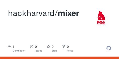 Github Hackharvard Mixer