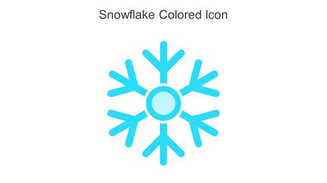 Snowflake Colored Icon In Powerpoint Pptx Png And Editable Eps Format