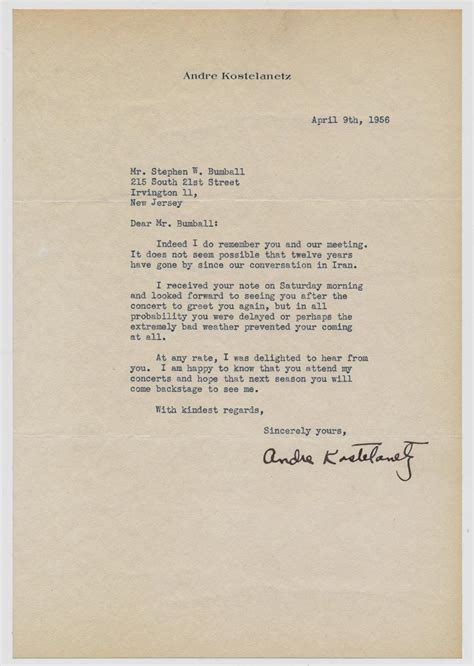 Lot Andre Kostelanetz