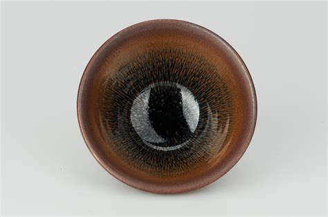 兔毫盏斗笠兔毫盏建盏兔毫盏大山谷图库