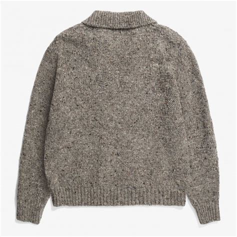 Norse Projects Erik Donegal Diamond Jacket Grey Melange N45 0630