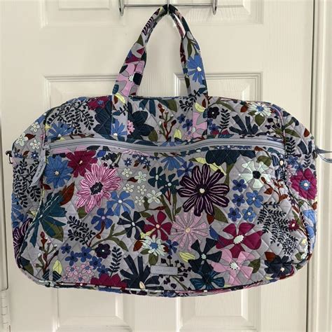 Vera Bradley Large Travel Duffle In Gorgeous Blue Depop