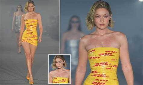 Gigi Hadid Is Shipping Fashion To New Heights As She Sports Mini Dress