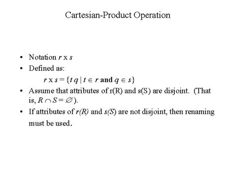 Relational Algebra Lecture 4 Relational Algebra Relational Algebra
