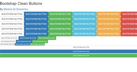 20 Beautiful Free Bootstrap Buttons Templates Examples 2025
