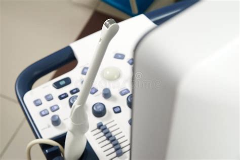 Vaginal Sensor For An Ultrasound Machine For Examining Woman Stock Image Image Of Device