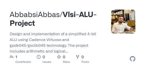 Github Abbabsiabbas Vlsi Alu Project Design And Implementation Of A Simplified 4 Bit Alu