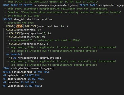 I Run The Mimic Iv Concepts Convert Bigquery To Postgres Sh And One Sql File Can T Be Converted