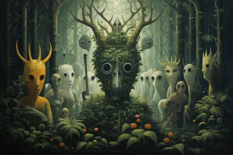 Premium Ai Image Ancient Forest Spirits Guarding The Secrets Of The