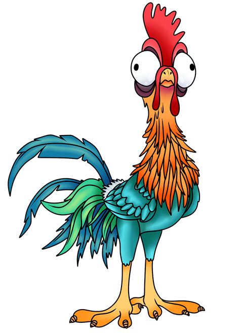 Hei Hei Moana Fan Art By Crazycolorburst On Deviantart