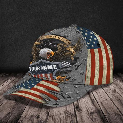 Custom Classic Cap For Veterans Personalized Name Cap Thetio