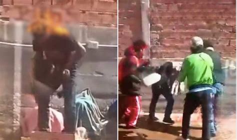 Brutal Hombre Se Prende Fuego En Tarija Eju Tv