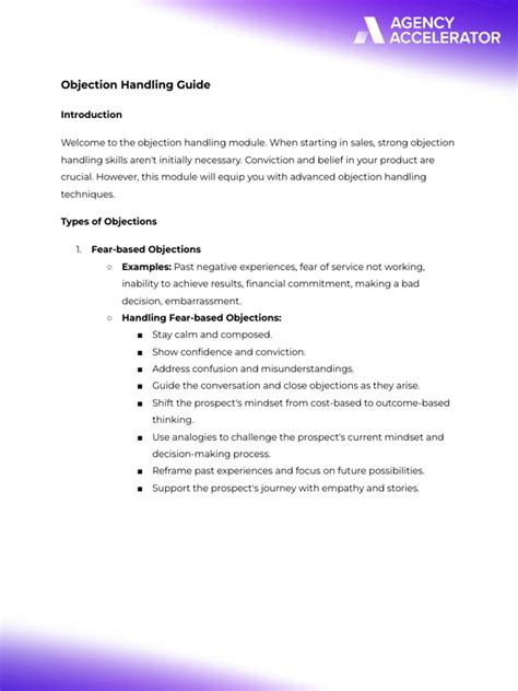 Advanced Objection Handling Guide Pdf Decision Making Social Psychology Advanced Objection Handling Guide Pdf Decision Making Social Psychology