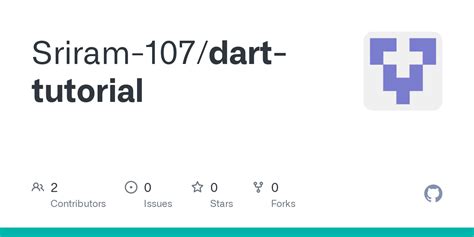 github sriram 107 dart tutorial