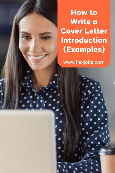 How To Write A Cover Letter Introduction Examples Writing A Cover