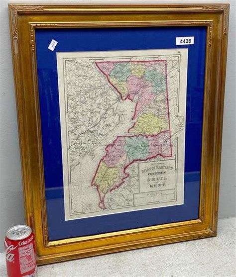 Cecil And Kent Counties Map Dixons Auction At Crumpton