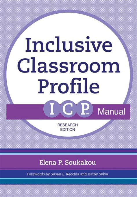 Inclusive Classroom Profile Manual 9781598579918 Elena P Soukakou Boeken Bol