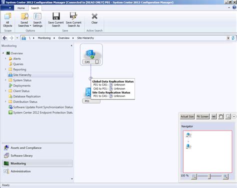 why is my system center 2012 configuration manager console in read only