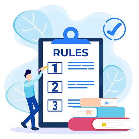 Premium Vector Illustration Vector Graphic Cartoon Character Of Rules