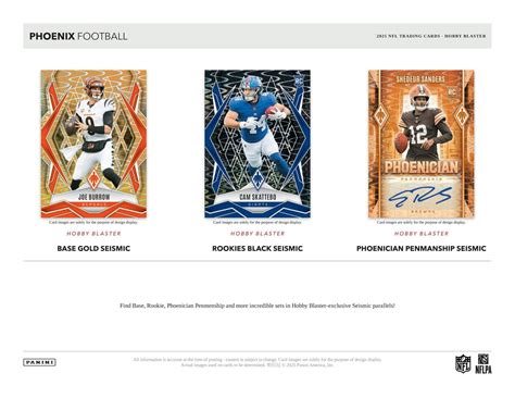 2025 Panini Phoenix Football Blaster Hobby Box Da Card World