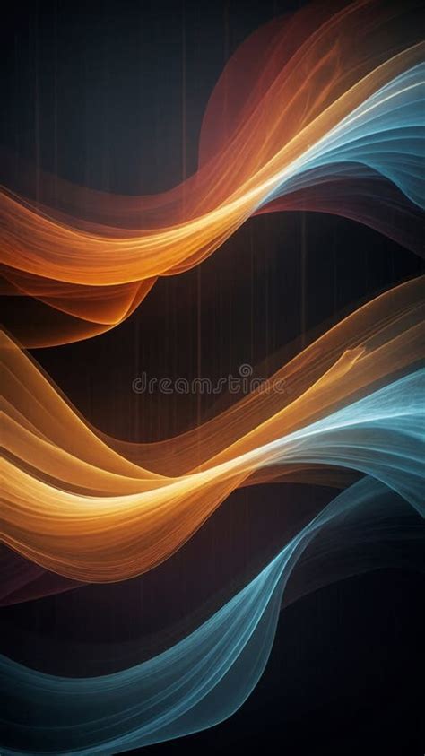 An Abstract Depiction Of A Musical Concept Where Musical Staves Are Transformed Into Waves