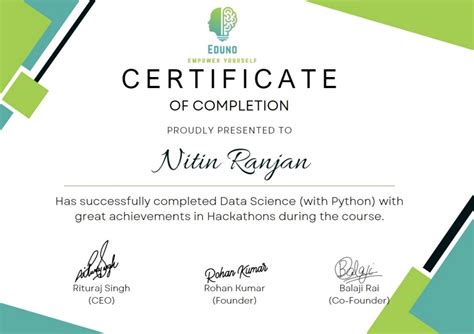 Experience Datascience Codewitheduno Nitin Ranjan