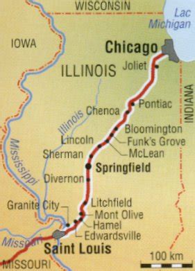 First Part Chicago Illinois To St Louis Missouri