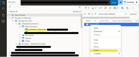 Unable To Delete A Directory Containing Files On Adls Gen2 When Attaching To An Individual Blob