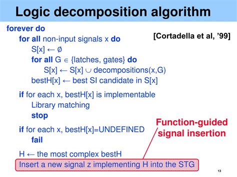 Ppt Logic Decomposition Of Asynchronous Circuits Using Stg Unfoldings